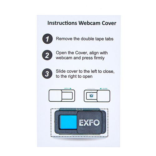 Webcam Cover (1-2 Colour Print) | Cleaner Screens UK